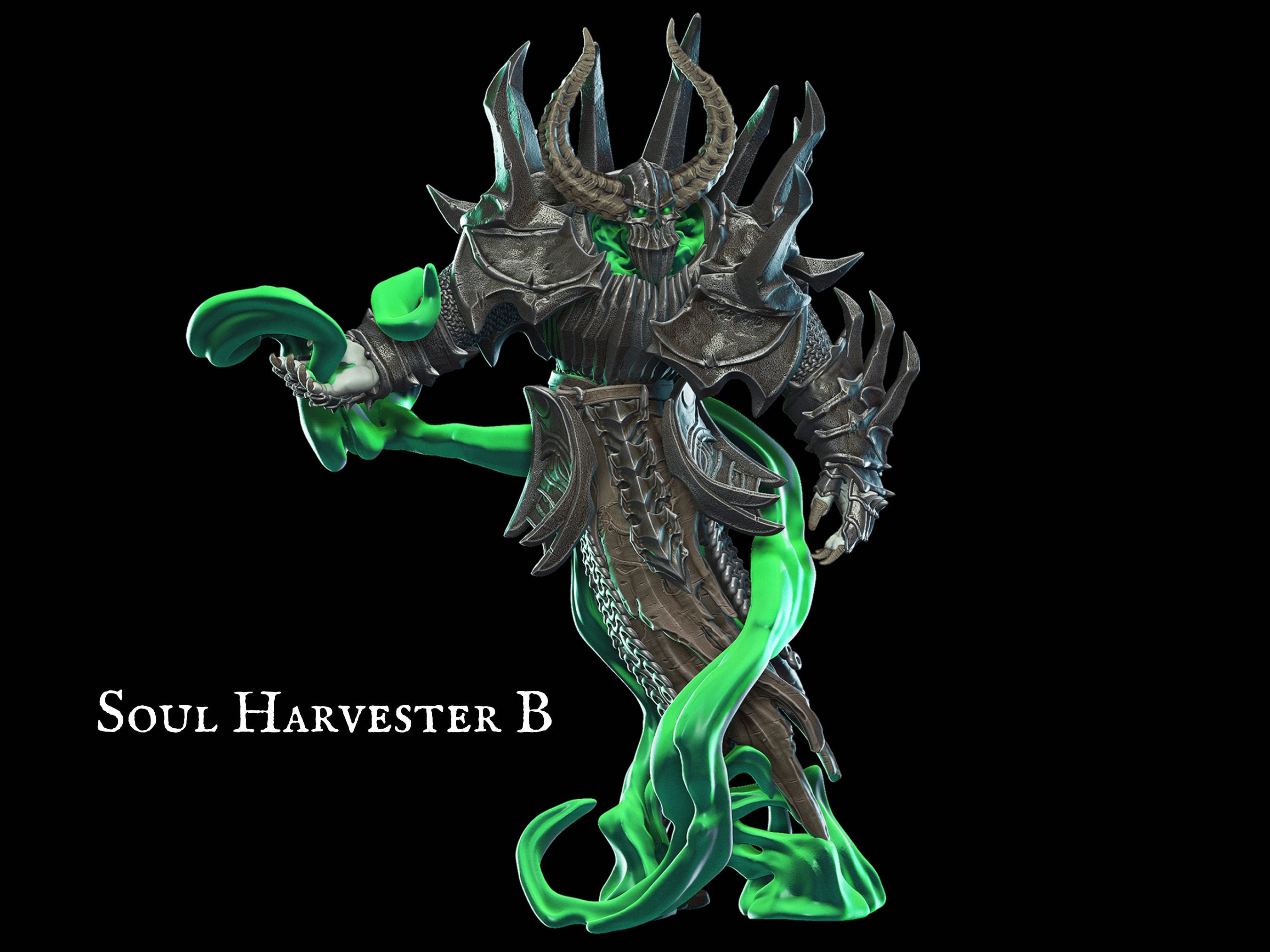 Soul Harvester Miniature 28mm Scale Tabletop Gaming Dnd - Etsy