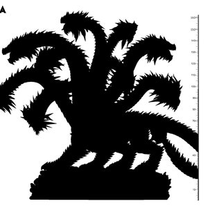 Dnd Hydra Monster Miniature | Clay Cyanide | Greek Myth | Tabletop ...