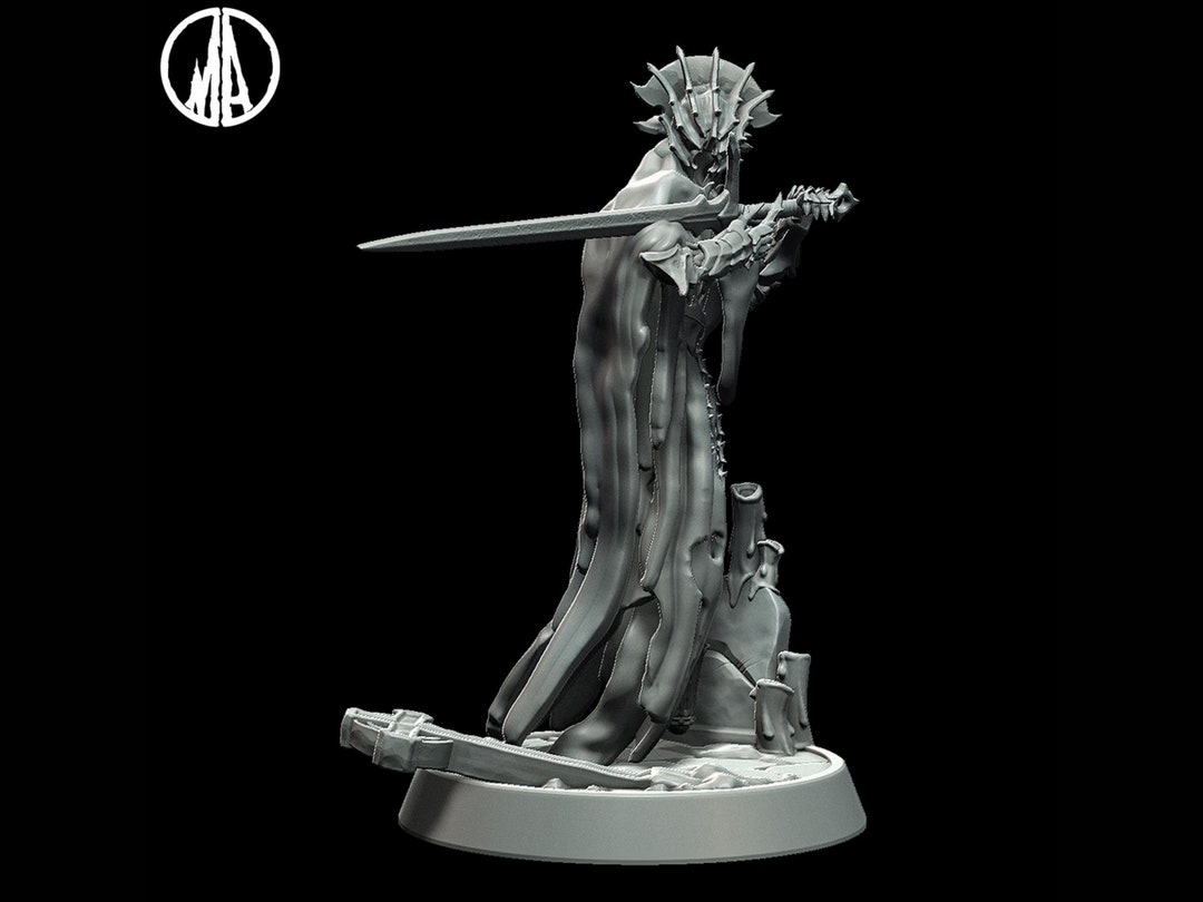 Restless Shadow Miniature 3 Poses 28mm Scale Tabletop Gaming Dnd ...