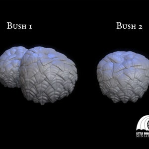 Bush Miniatures Dnd Forest Terrain Little Dragon Miniatures Tabletop ...