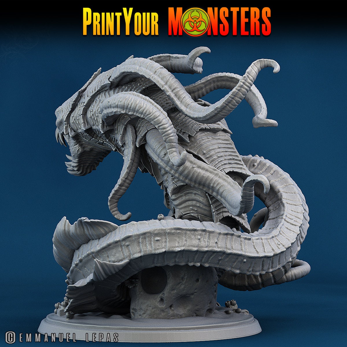 Aboleth Miniature Kraken Miniature Underwater Monster | Print Your ...
