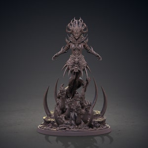 Beatrice Demon Miniature Witch Miniatures Clay Cyanide Dante's Inferno ...
