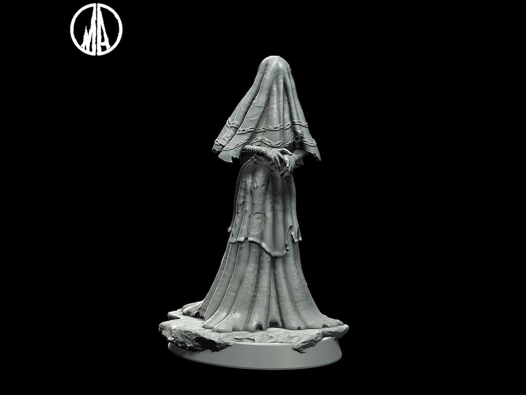Weeping Widow Miniature Witch Miniatures - 3 Poses - 28mm Scale ...