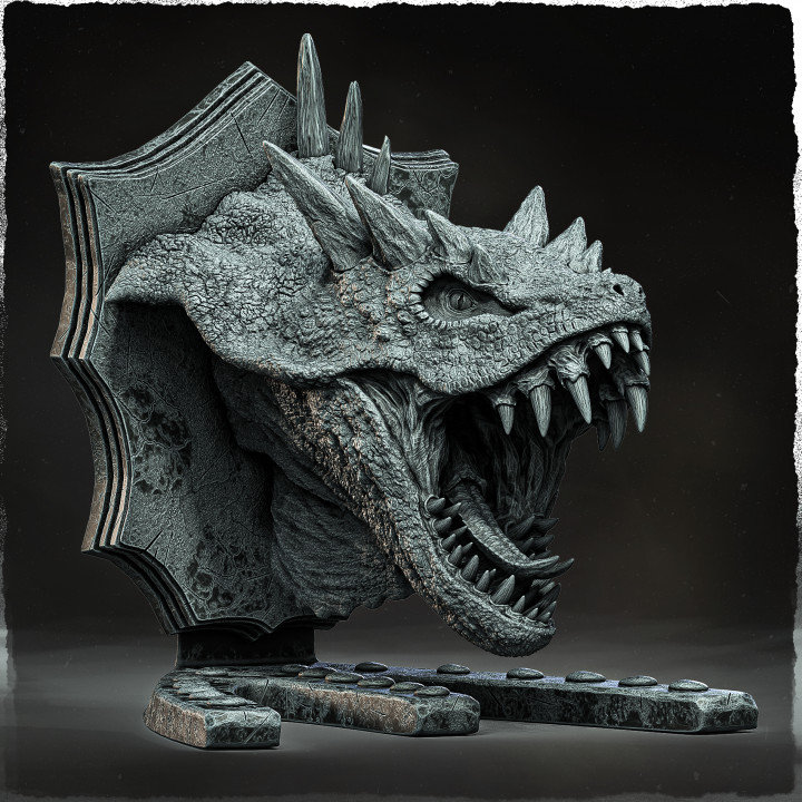 Dnd Dragon Monster Trophy Statue | Huge Dnd Dragon Decor Nerdy ...