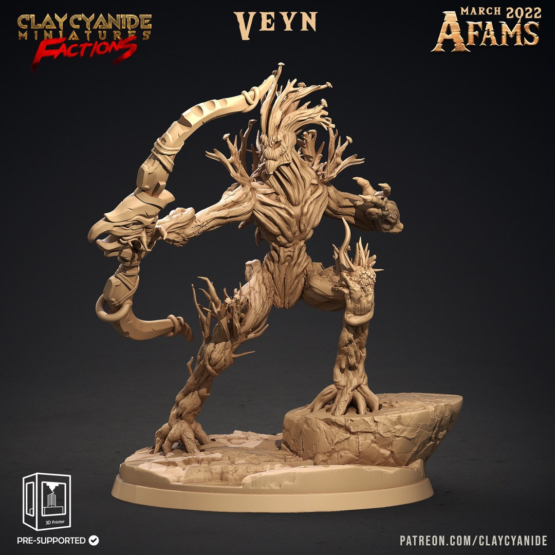 Dnd Tree People Forest Guardian Treant Miniature Tabletop Gaming Dnd ...