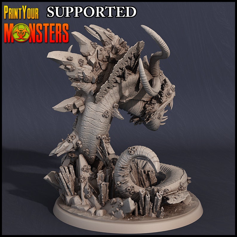 Dire Anglerfish Miniature | Aboleth Figurine Kraken Underwater Monster ...