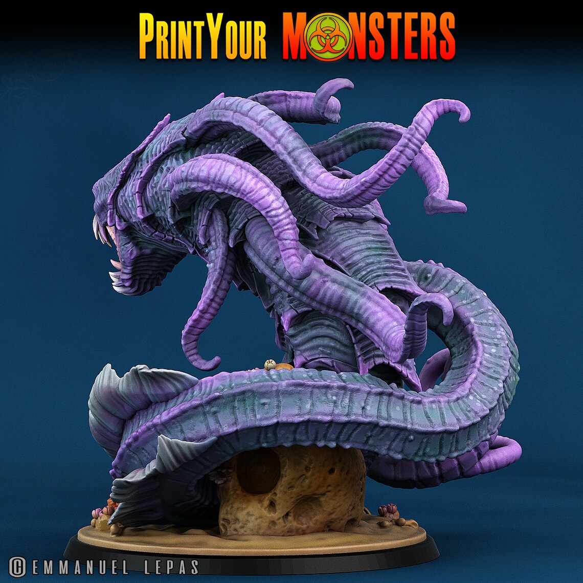 Aboleth Miniature Kraken Miniature Underwater Monster | Print Your ...
