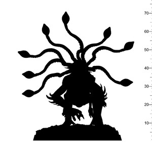 Wraith Demon Miniature Monster Miniature Dnd Aberration Cthulhu Monster ...