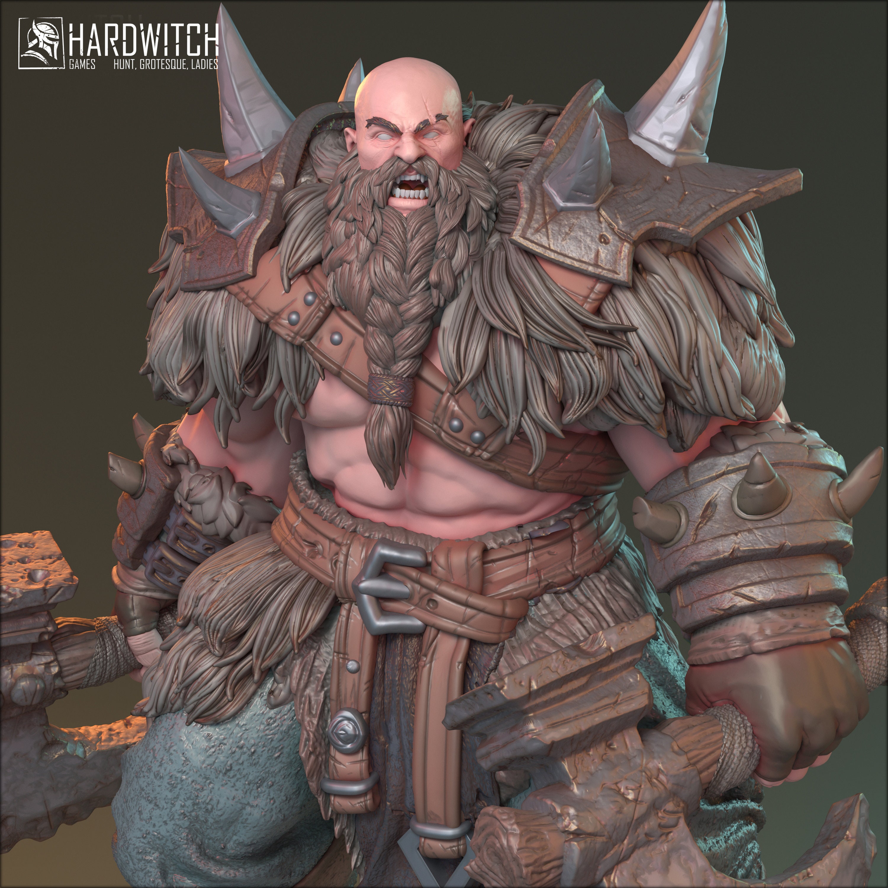 Dnd Viking Warrior Miniature Dnd Viking Miniature Frost Tribe | 32mm ...