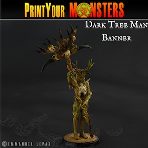 Dark Tree Man Champion Miniatures | Print Your Monsters | Tabletop ...