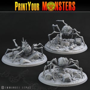 Bone Spider Miniatures | Print Your Monsters | Tabletop Gaming | Dnd ...