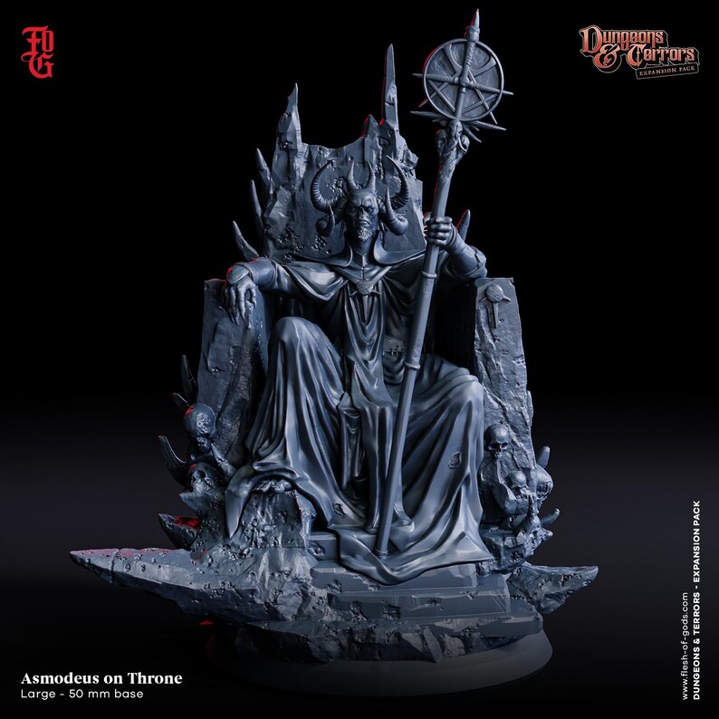 Asmodeus Monster Miniature Archdevil Demon Large Fiend Devil Demonic ...