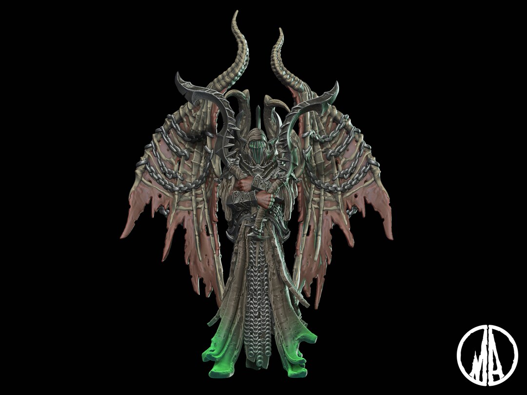 Demonic Spirit Miniature 3 Poses 28mm Scale Tabletop Gaming Dnd ...