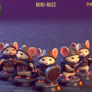Mini Mice Miniature | Clay Cyanide | Baseco District | Dnd Miniature ...