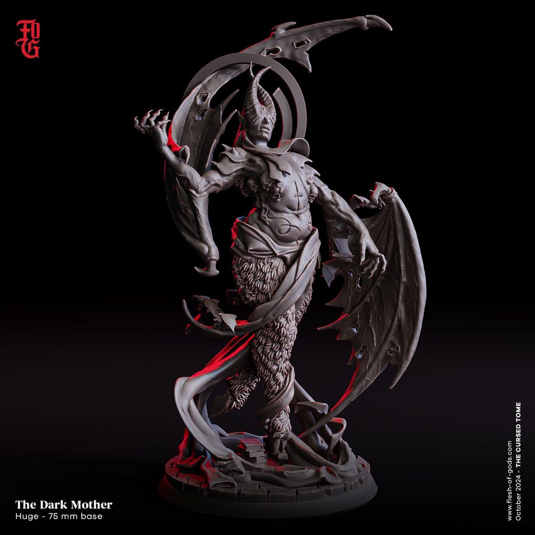 Dark Mother Miniature Female Demon Aberration Monster Miniature ...
