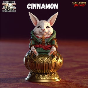 Bunny Figurine Harengon Miniature Young Cottontail Miniature | Dnd ...
