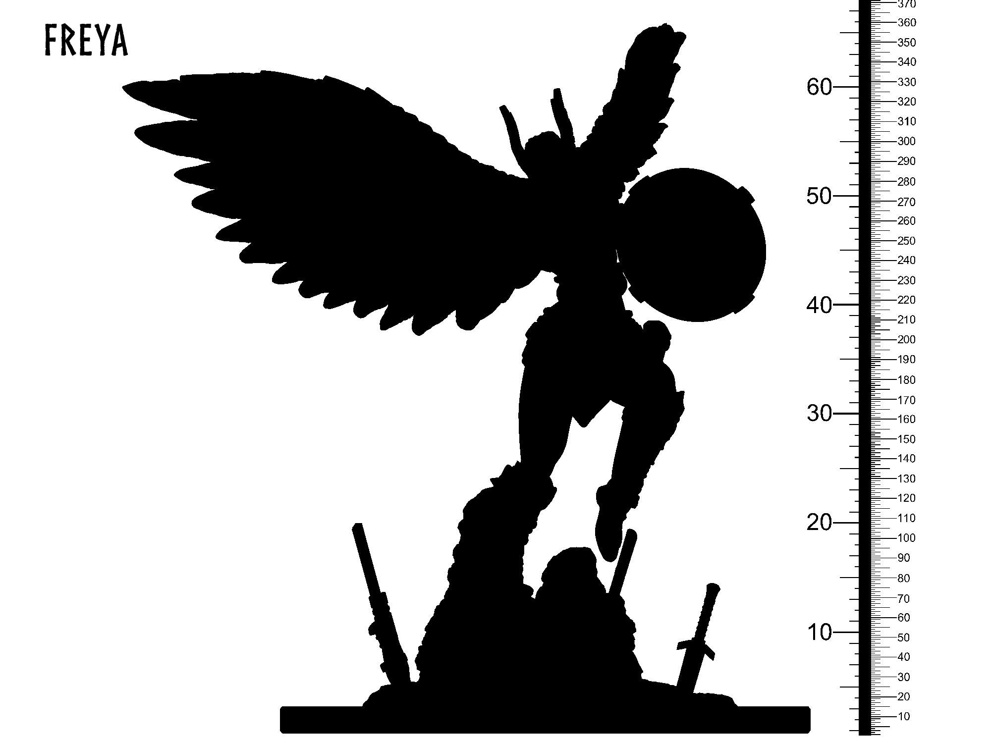 Freya Goddess Miniature Norse Goddess Female Miniature Dnd - Etsy