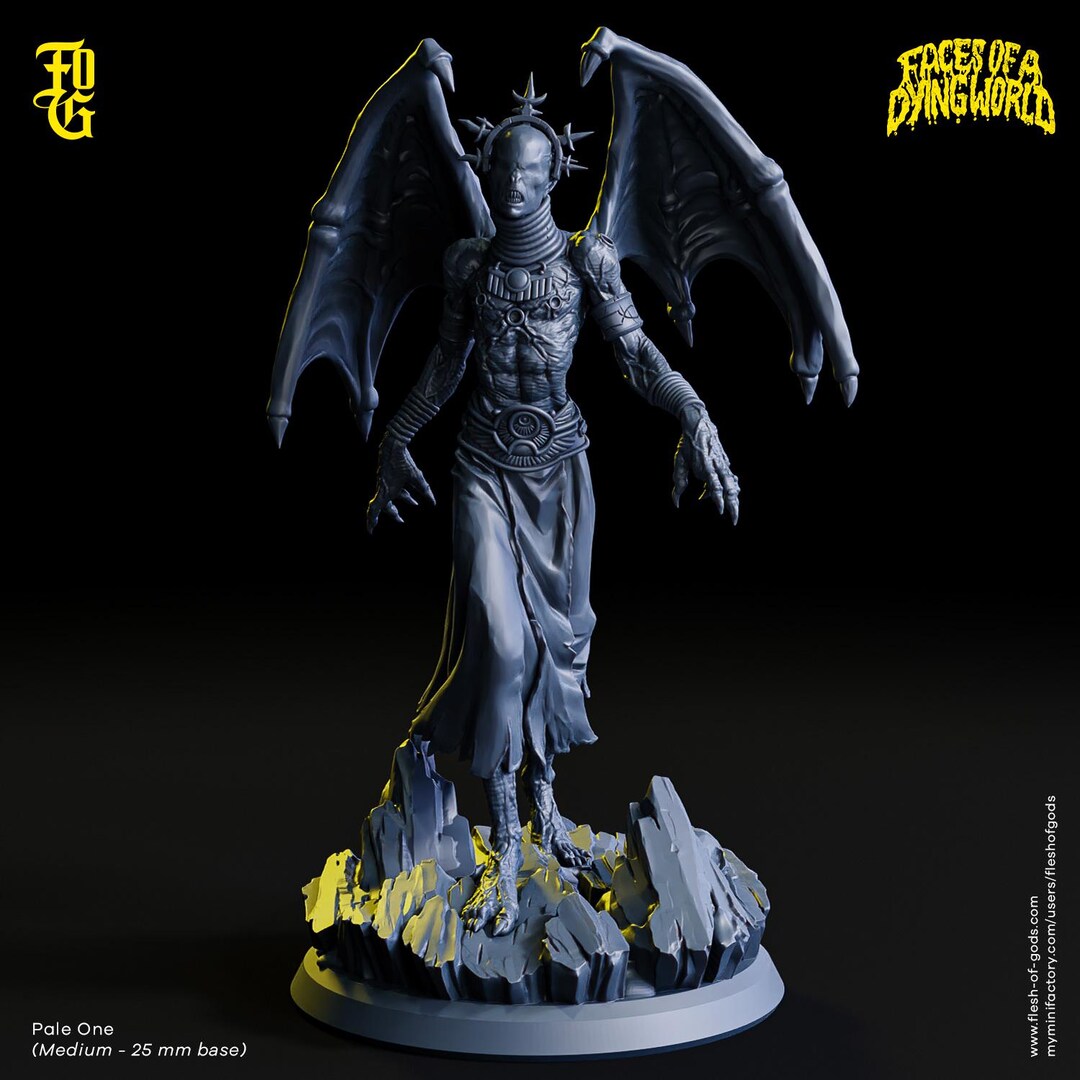 Pale One Monster Miniature Vampire Demon Outcast Follower for Mork Borg ...