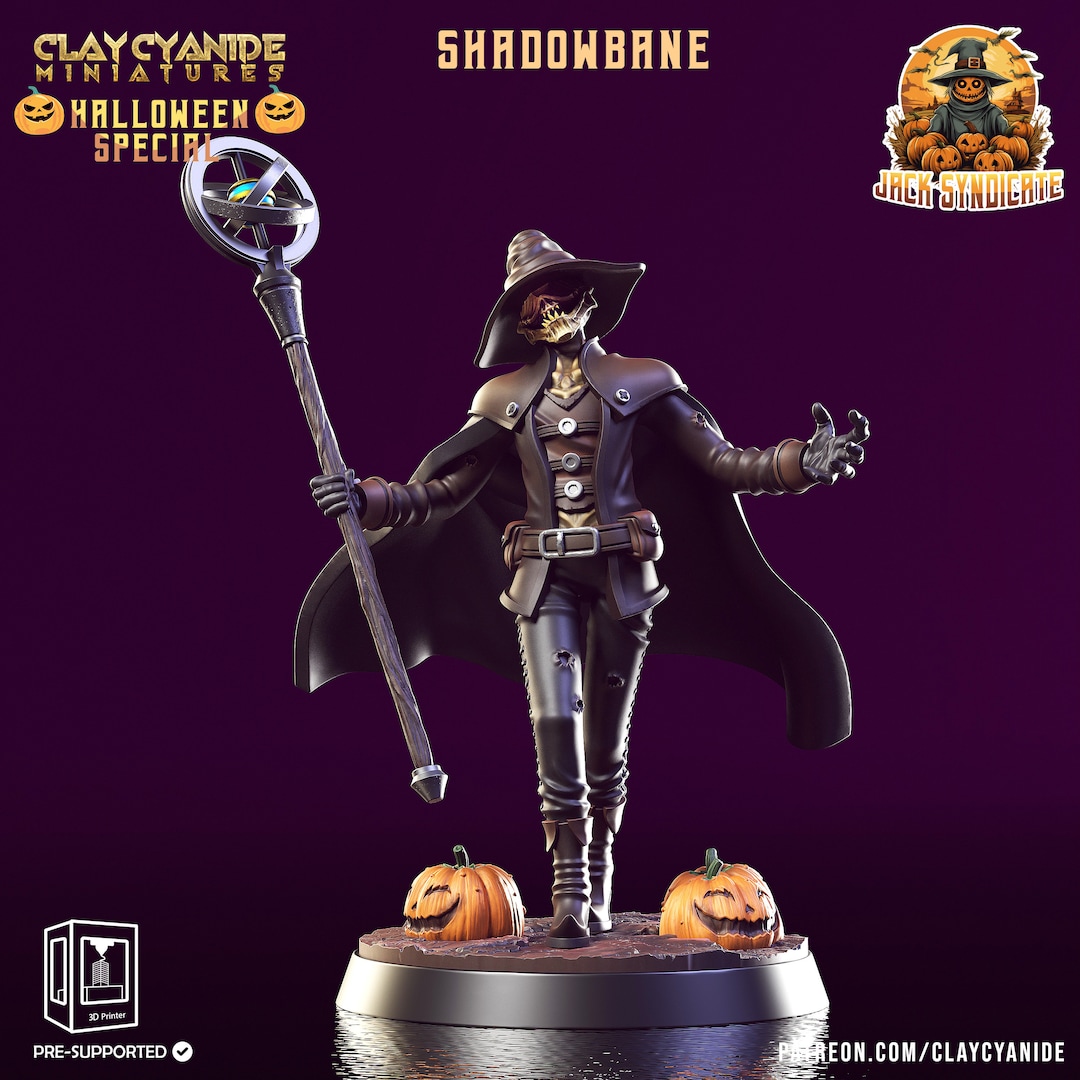 Shadowbane Dnd Skeleton Miniature Halloween Monster Miniature | Clay ...
