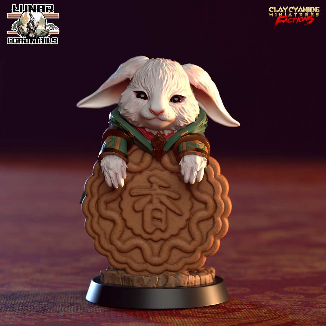 Harengon Miniature Bunny Figure | Young Cottontail Miniature | Dnd ...