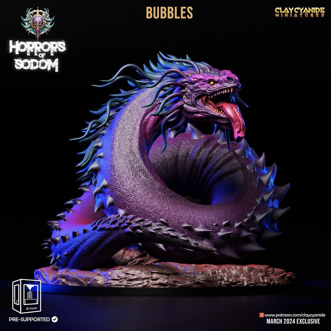 Dnd Serpent Miniature Aberration Miniature Monster Miniature Dnd ...