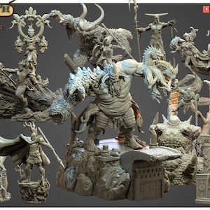 Ares Miniature | Clay Cyanide | Greek Myth | Tabletop Gaming | Dnd ...