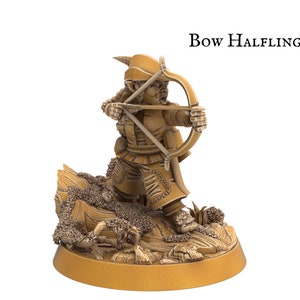 Female Halfling Bard Miniature With Dog 9 Poses 32mm Scale Tabletop ...