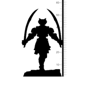 Vulpin Miniature Foxfolk Warrior Fighter Kumiho Fox Hybrid Death Reaper ...