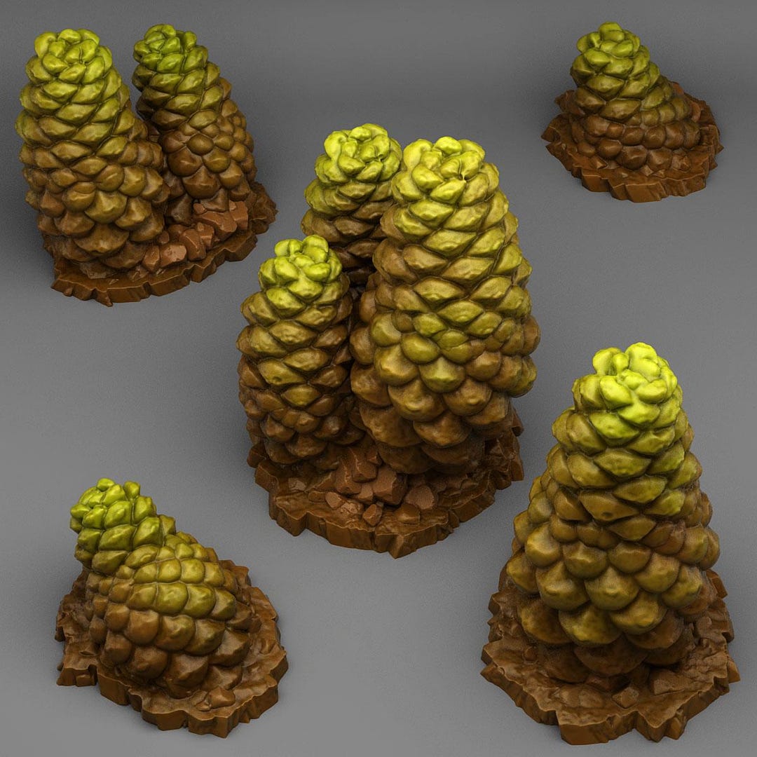 Dnd Pinecone Aberration Miniatures Plant Terrain | 28mm or 32mm Scale ...