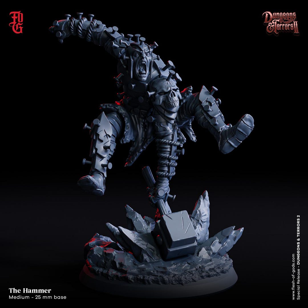 The Hammer Ghost Undead Monster Miniature Giant Aberration Figurine ...