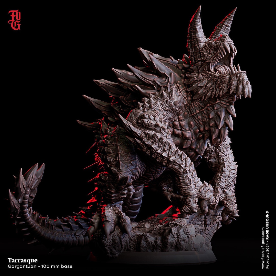Tarrasque Miniature Large Monster Miniature for Dnd 5e Giant ...
