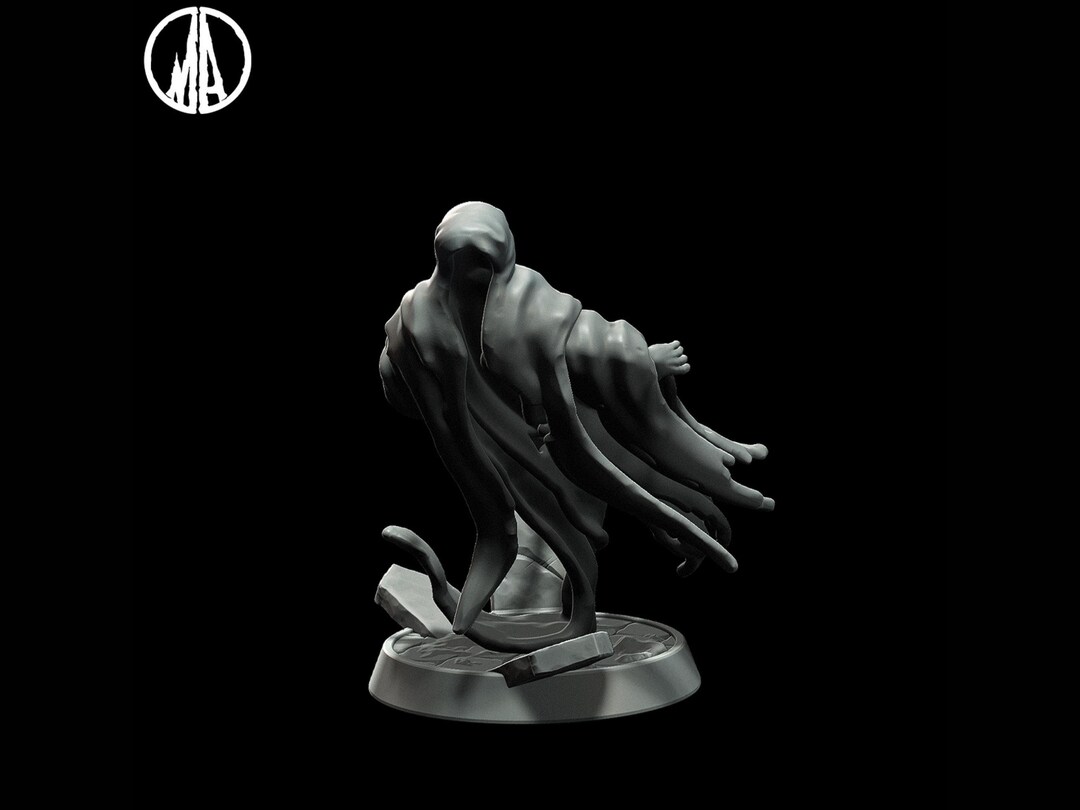 Ghost Miniature Ghost Figurine 5 Poses 28mm Scale Tabletop Gaming Dnd ...