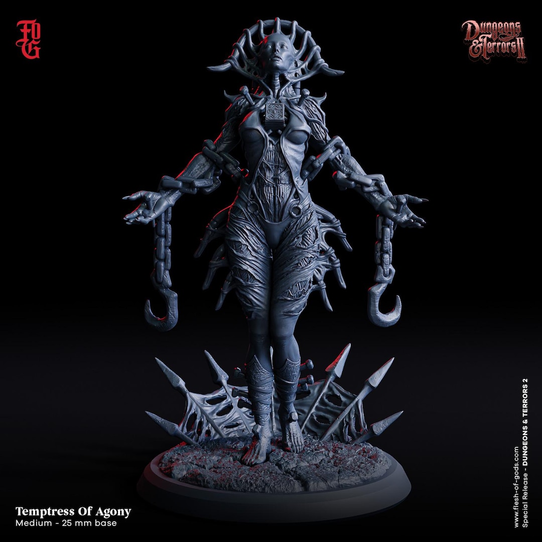 Temptress of Agony Female Monster Miniature Undead Female Priestess ...
