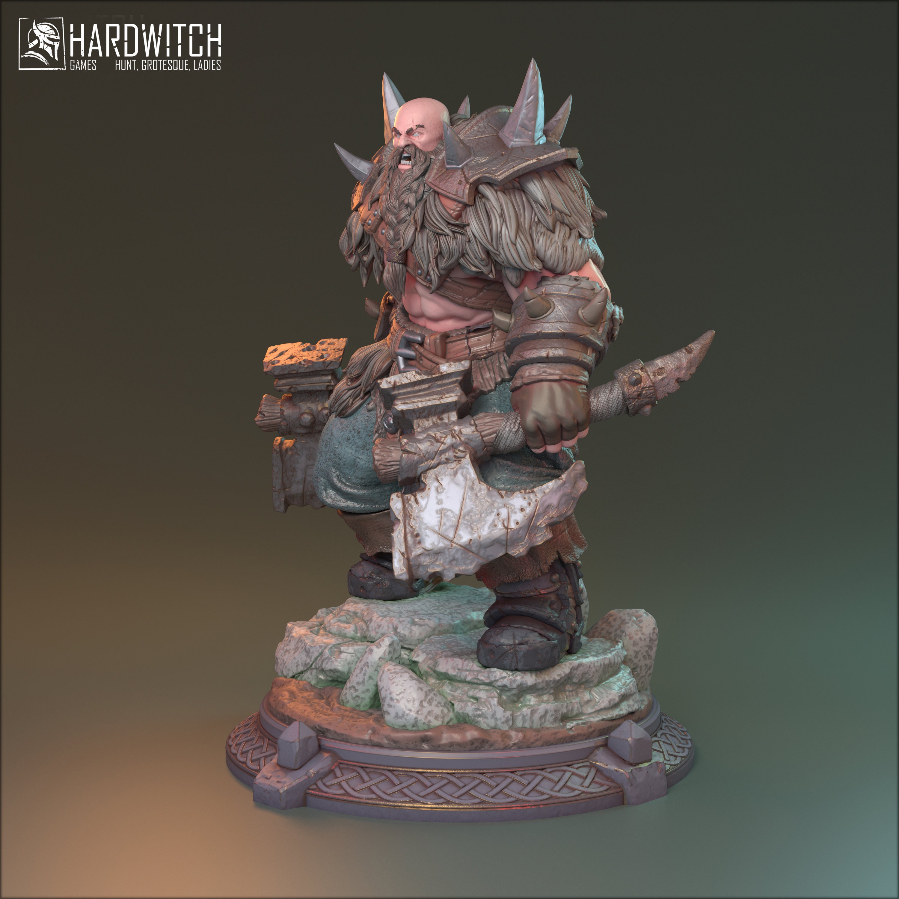 Dnd Viking Warrior Miniature Dnd Viking Miniature Frost Tribe | 32mm ...