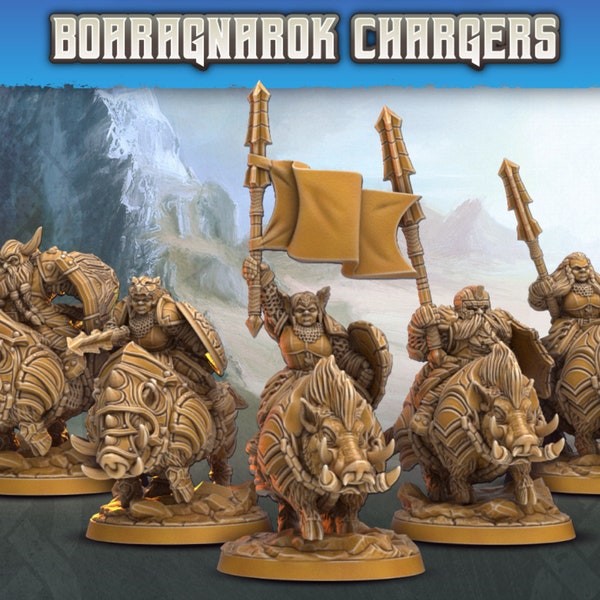 Mounted Dwarf Miniature - Etsy