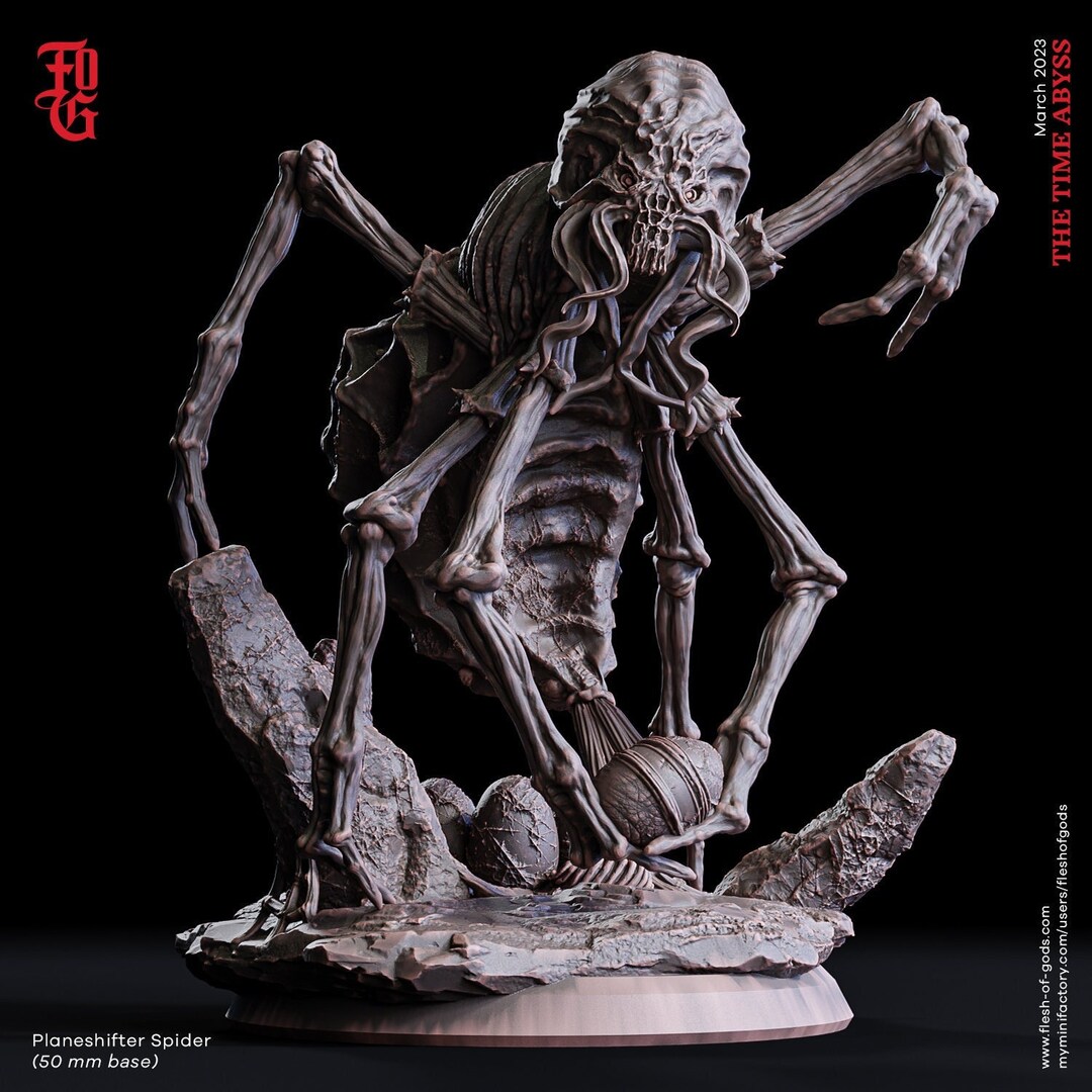 Planeshifter Spider Miniature Cthulhu Miniature Lovecraft Miniature Dnd ...