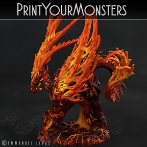 Infernal Magma Dragon Miniature Fire Miniature | Print Your Monsters ...