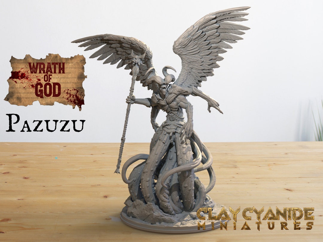 Pazuzu Miniature | Clay Cyanide | Wrath of God | Huge | Display ...