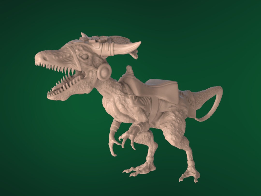 Lizard Mount 32mm Scale Tabletop Gaming Dnd Miniature Dungeons and ...