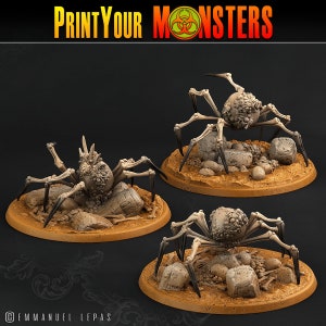 Bone Spider Miniatures | Print Your Monsters | Tabletop Gaming | Dnd ...