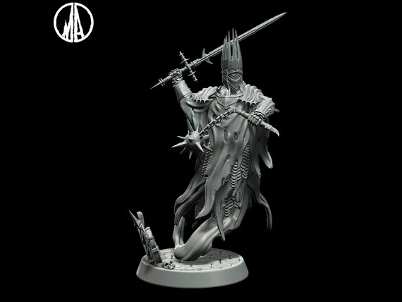 Wrath King Miniature 3 Poses 28mm Scale Tabletop Gaming - Etsy