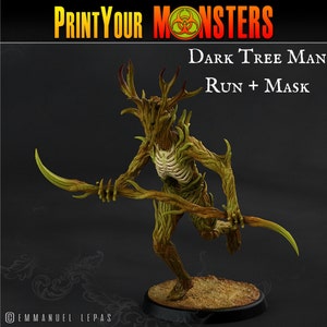 Dark Tree Man Champion Miniatures Print Your Monsters Tabletop Gaming ...