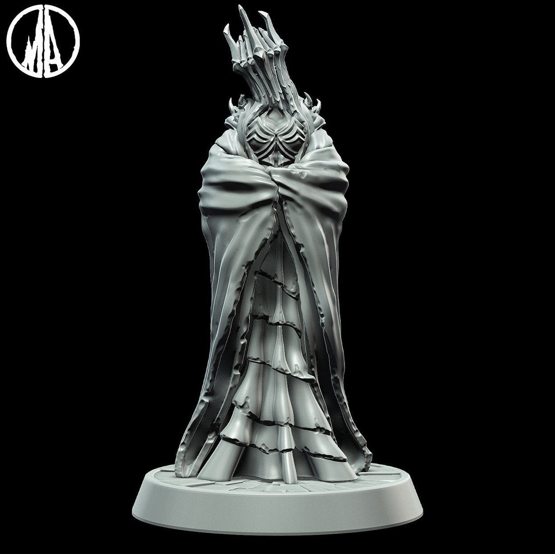 Mad Queen Miniature 3 Poses 28mm Scale Tabletop Gaming Dnd Miniature ...
