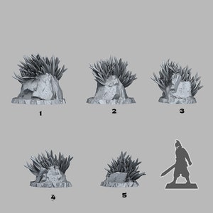 Dnd Grass Miniatures Wargaming Terrain Mountain Grass | 28mm or 32mm ...