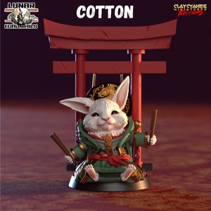 Bunny Figurine Harengon Miniature Young Cottontail Miniature | Dnd ...