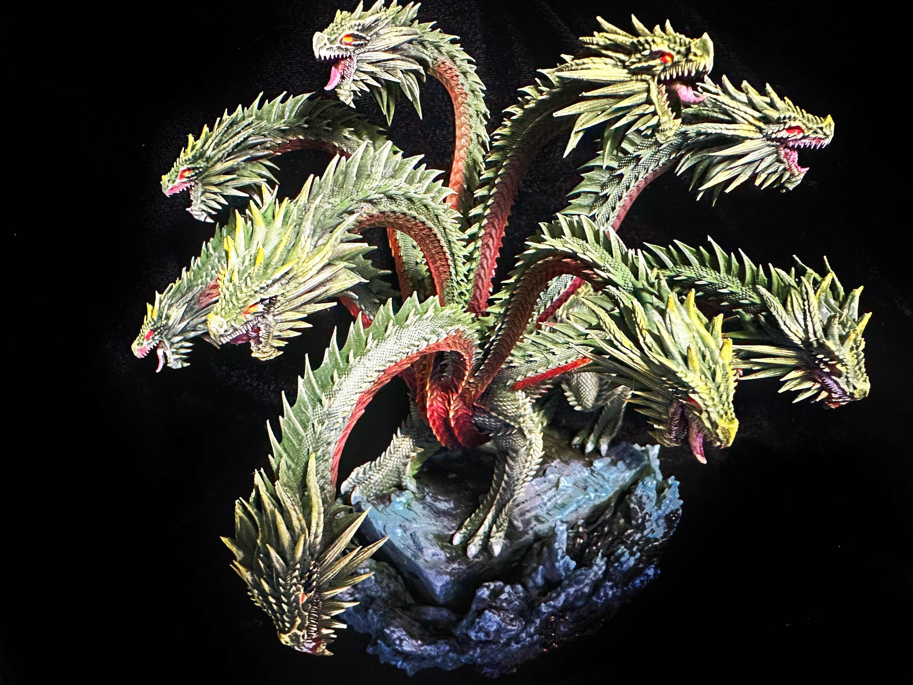 Dnd Hydra Monster Miniature | Clay Cyanide | Greek Myth | Tabletop ...
