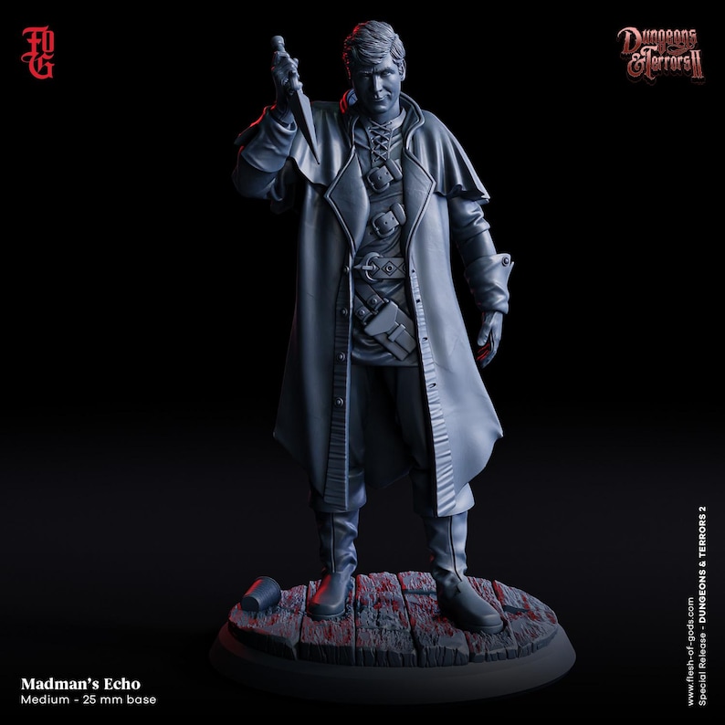 Human Serial Killer Miniature Psycho Figurine Human Rogue Figure | 25mm ...