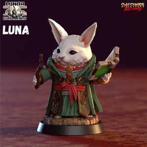 Bunny Figurine Harengon Miniature Young Cottontail Miniature | Dnd ...