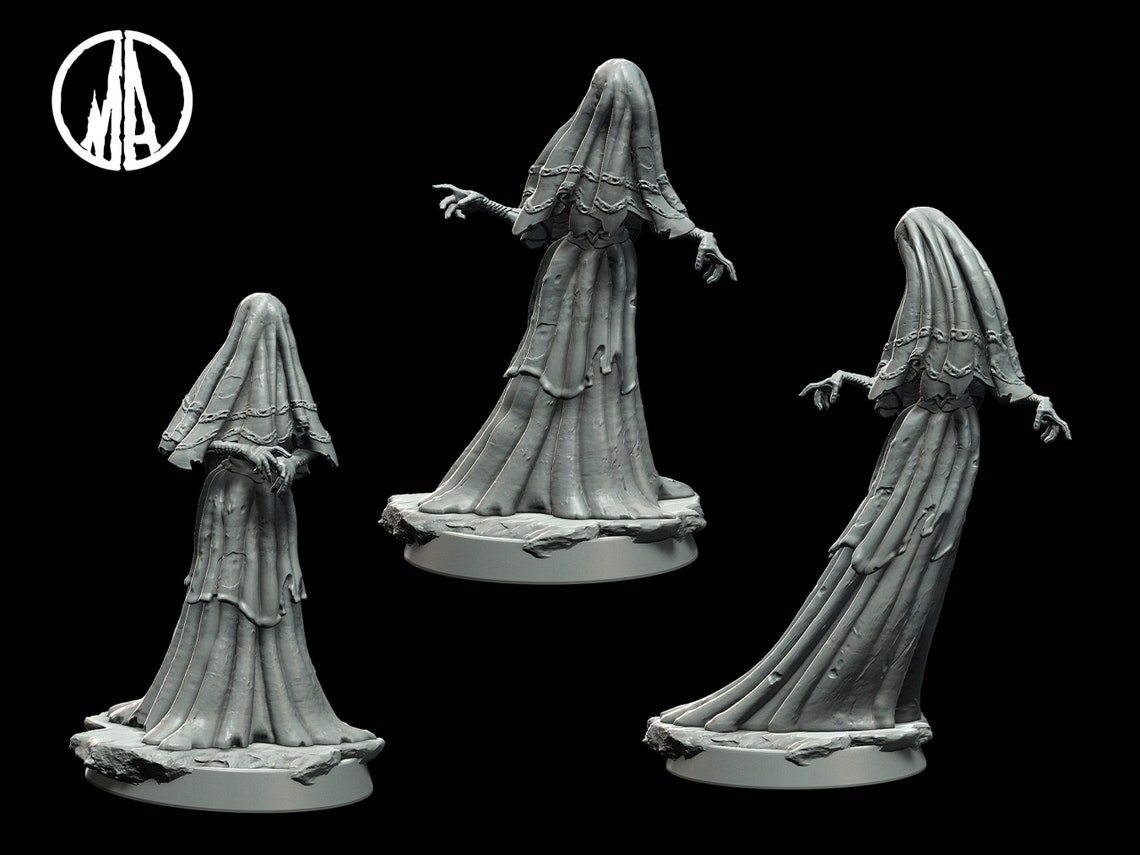 Weeping Widow Miniature Witch Miniatures 3 Poses 28mm - Etsy