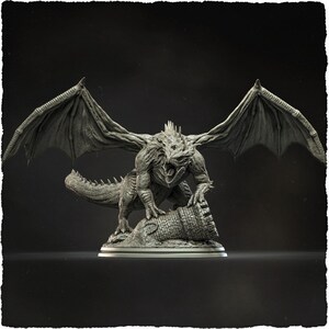 Dnd Dragon Monster Miniature | Huge Dnd Dragon Aberration Miniature ...